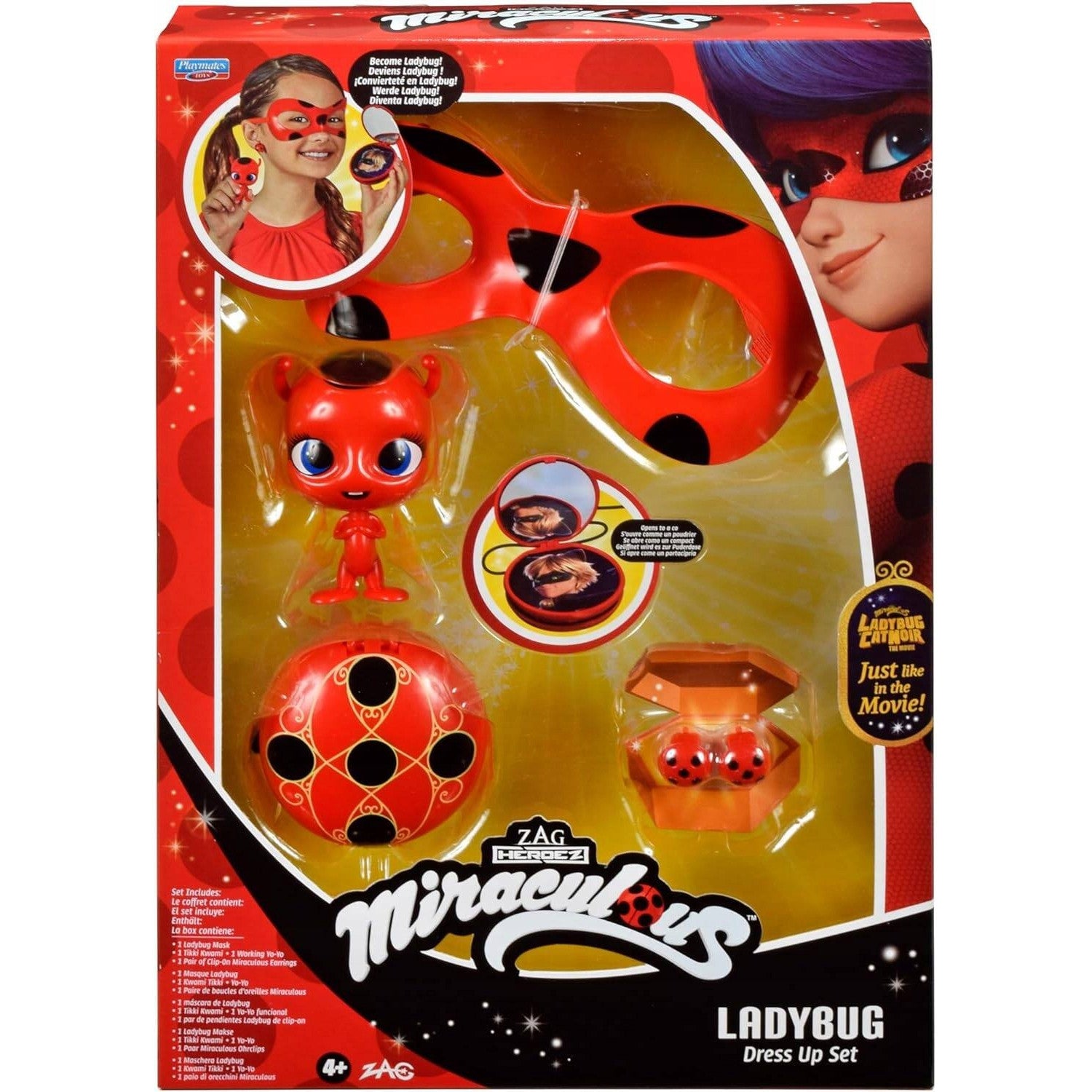 Miraculous: Ladybug a Black Cat – převlekový set Ladybug ...